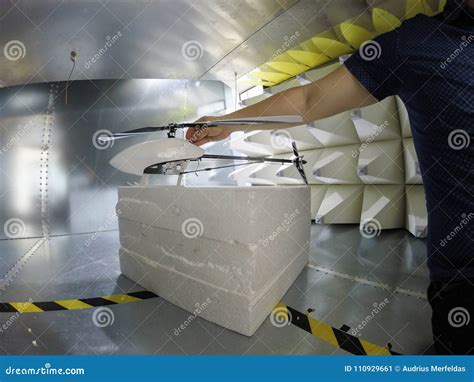 Engineer Preparing For The Electromagnetic Compatibility Emc Test Stock