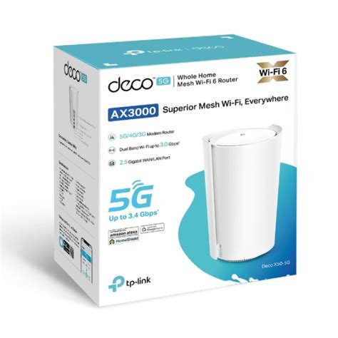 Tp Link Deco X G G Ax Whole Home Wi Fi Gateway Specs Price Review