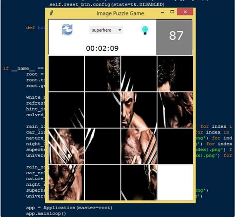 Image Puzzle Game Using Tkinter In Python With Source Code Sourcecodester