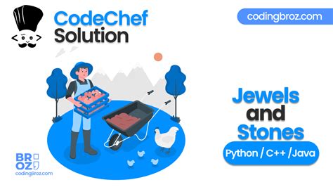 Jewels Ans Stones Codechef Solution Codingbroz Jewels Ans Stones Codechef Solution Codingbroz