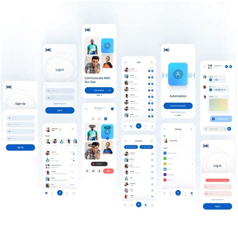 Group Chat App UI Kit MasterBundles