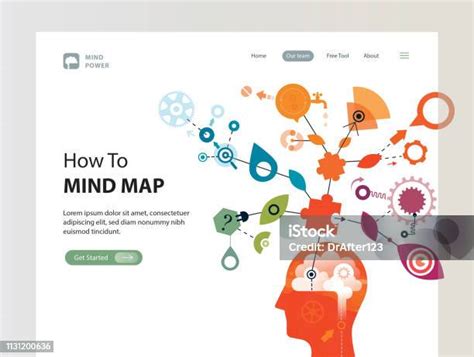 Vetores De Modelo Da Web Do Mapa Da Mente E Mais Imagens De Falar