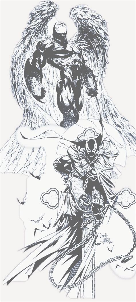 Pin By Deborah Dawn Mendez On Spawn Tattoo Black Ink Tattoos Drawings Spawn Comics