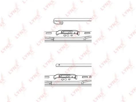 Купить Щетка стеклоочистителя 13"/33см, 330L, LYNXAUTO, каркасная с ...