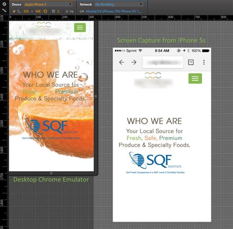 Css Background Image Chrome Dev Tools Mobile Emulator Doesnt