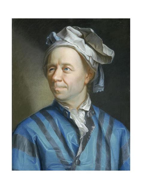 Portrait Of The Mathematician Leonhard Euler Print Wall Art By Emanuel
