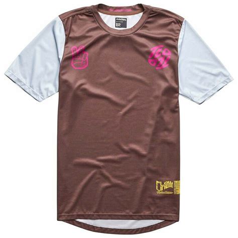 Troy Lee Designs Flowline Ss Flipped Chocolate Jersey Speed Addicts