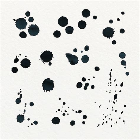 Free Vector Flat Design Ink Splash Element