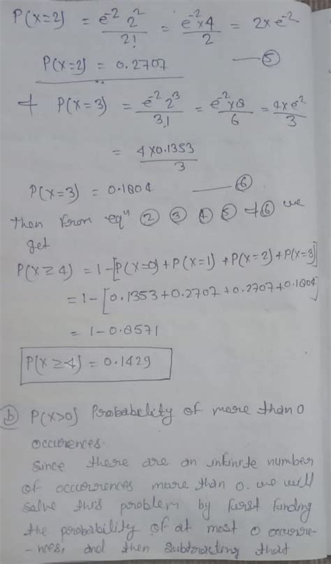 [solved] a the random variable x has a poisson distribution and is