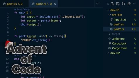 How To Set Up Rust For Advent Of Code Youtube