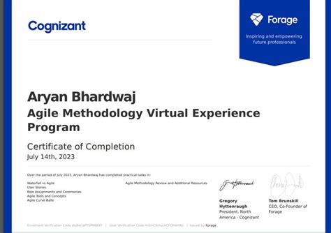 🎓 Excited To Announce That I Have Successfully Completed The Agile Methodology Virtual