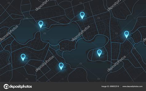 Multiple Destinations Gps Tracking Map Track Navigation Pins Street