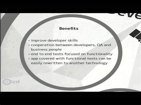 Europython Talk Bdd Youre Doing It Wrong From Europython Conference Class Central