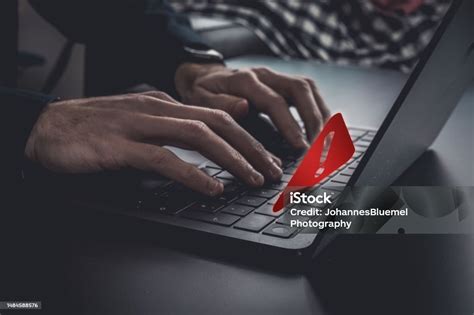 System Hacked Warning Alert On Smartphone Cyber Attack On Computer