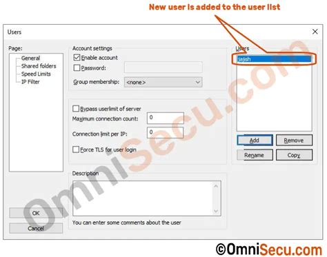 How To Add A User In FileZilla FTP Server