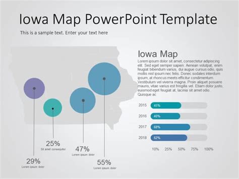 Hawaii Map 8 PowerPoint Template