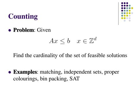ppt counting graph colourings by using sequences of subgraphs