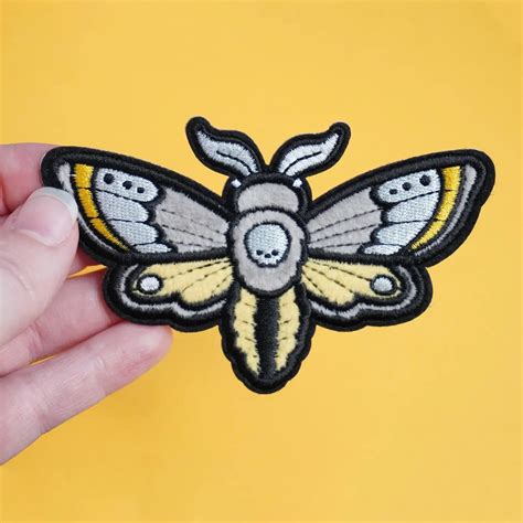 Deathhead Moth Patch Luxcups Creative Outer Layer