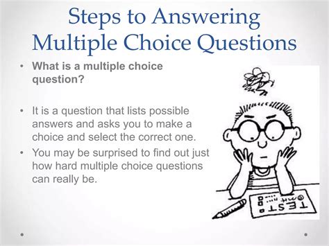 Reading Comprehension And Multiple Choice Ppt
