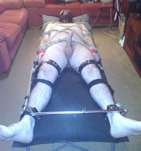 Topofthepot Naked Bound And Gagged Man Edged Cock And Ball Torment Polished Post Orgasm