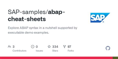 Abap Cheat Sheets Zcl Demo Abap Cds Ve Clas Abap At Main SAP Samples Abap Cheat Sheets GitHub