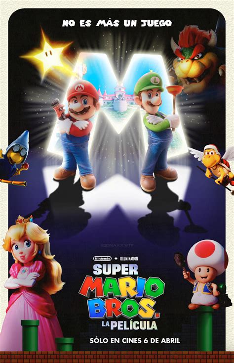 Super Mario Bros Movie 2023 Latam Posterdesign By Edmaxxwtf On