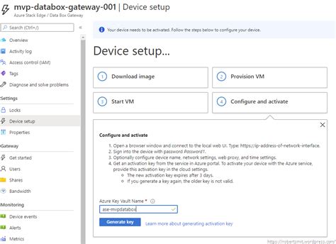 step by step azure stack edge azure data box gateway for a hybrid