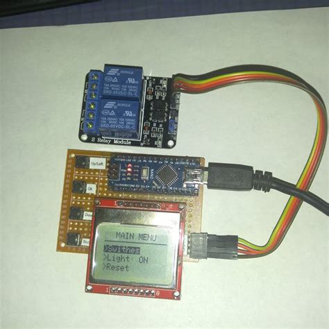 Arduino Relay Control With Gui And Nokia 5110 Lcd