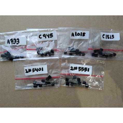 Jual Transistor A733 C945 A1015 C1815 2n5401 2n5551 Tr 10pcs Shopee Indonesia