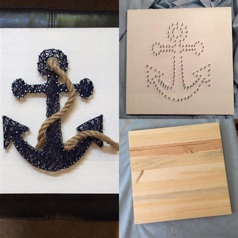 anchor string art etsy