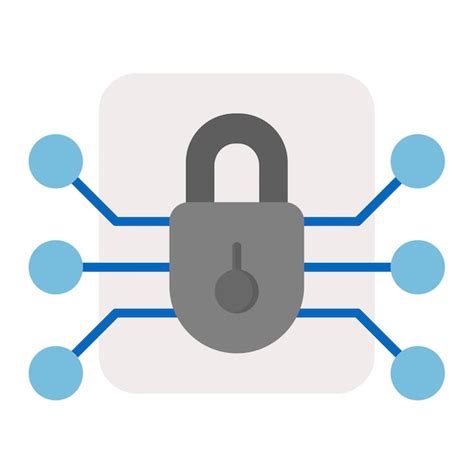 Premium Vector Encrypted Data Flat Illustration