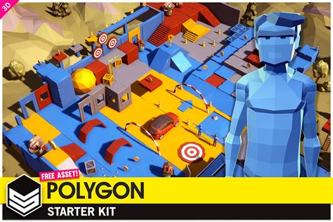Polygon Starter Pack Low Poly 3d Art By Synty Model
