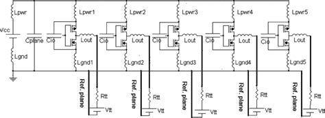 Equivalent Spice Model Of Five Cmos Buffers A Vcr Model Is Employed To Download Scientific