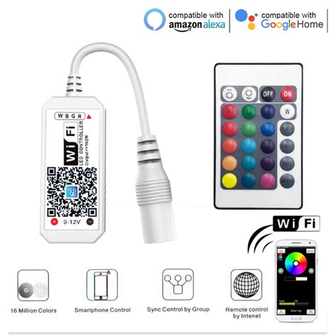 Controlador Tira Led Rgb W Wifi LED UNIVERSE