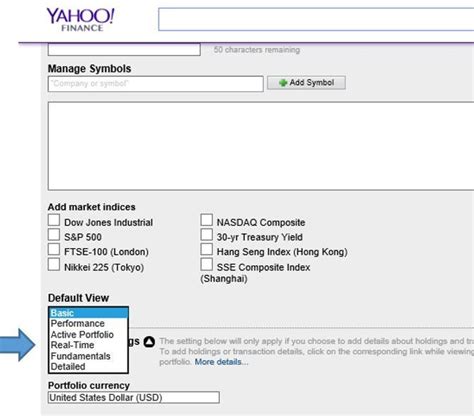 Tracking Your Portfolio On Yahoo Finance