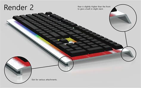 Aluminum Extrusion Project Keyboard On Behance