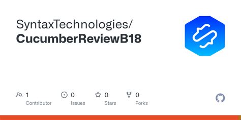 Github Syntaxtechnologiescucumberreviewb18