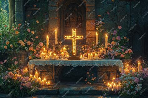 Saint Brigids Cross Church Altar Christianity Celtic Paganism Religion