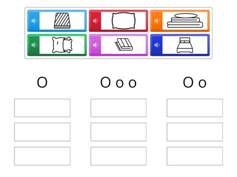 Bedroom Syllable Sort Group Sort