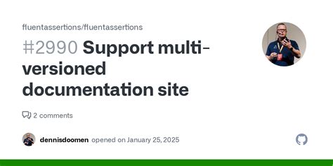 support multi versioned documentation site · issue 2990