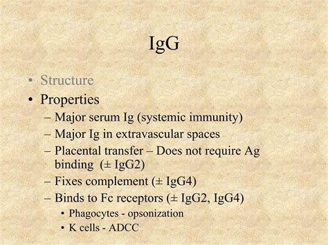 Immunoglobulin Structure And Function Ppt