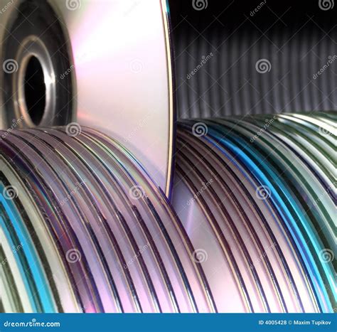 Computer Storage Data Disc Library Stock Photo Image Of Disc Multicolored