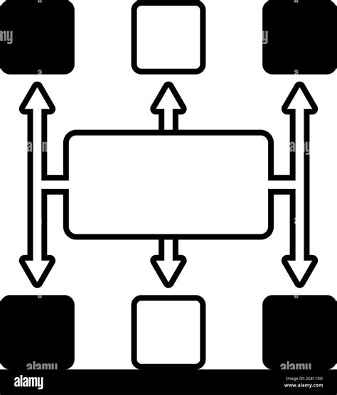 A Box With A Arrow Pointing Down And A Arrow Pointing Up Stock Vector