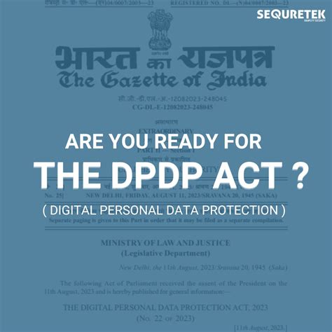 Sequretek On Linkedin Didyouknow India Dpdpa Cybersecurity Ciso Cio Cto Compliance…
