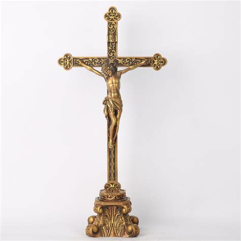 Bc Catholic Standing Crucifix For Altar Tabletop Crucifix Cross