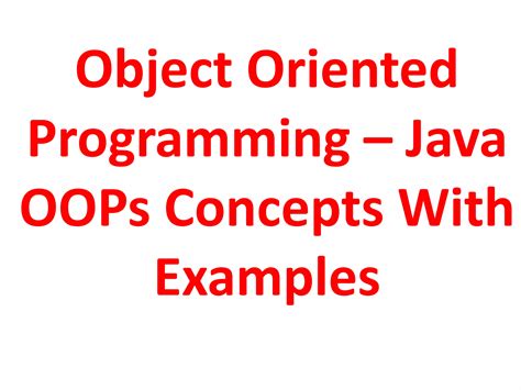 Java Oops Concept Pptx
