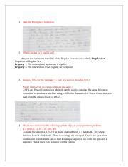 TOC SEM QUESTION BANK Docx State The Principle Of Induction What Is Meant By A Regular