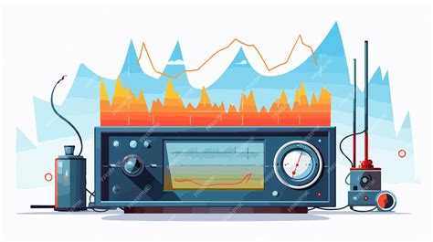 Dynamic Waveform Visualization Earthquake Seismogram Music Voice Volume Wave Premium Ai