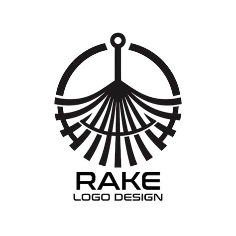 Premium Vector Rake Vector Logo Design