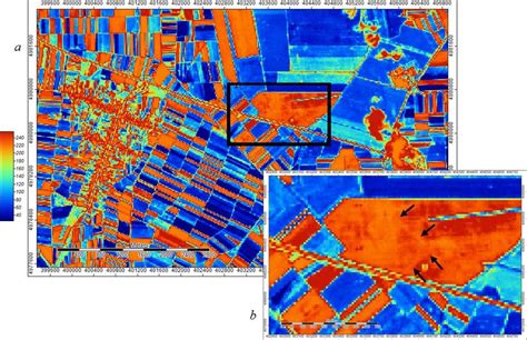 Result Of The Calculation Of The Ndvi On The Sentinel Image Registered